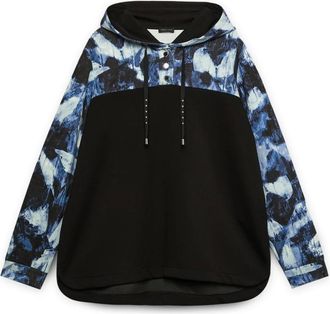 Fiorella Rubino Femme, Sweatshirts et sweats &agrave; capuche, Noir, Taille: 44 FR Scuba Sweat &agrave; capuche