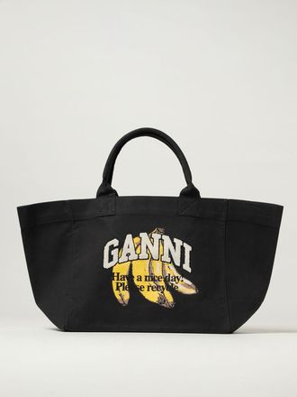 Ganni Tragetasche GANNI Damen Farbe Schwarz