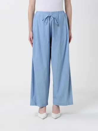 Meimeij Pantalon Femme couleur Bleu Azur
