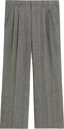 A Paper Kid Homme, Pantalons, Gris, Taille: L Pantalon en Laine Fra&icirc;che