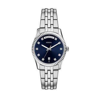 Fossil Uhr Fossil Scarlette ES5457 Silberfarben