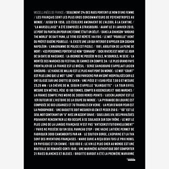 La Majorette &agrave; Moustache LA Majorette &Agrave; Moustache - Affiche Anecdotes Insolites Miscellan&eacute;es - Id&eacute;e cadeau - 50 cm x 70 cm - Livr&eacute;e dans Un Tube Protecteur en Carton pour Les 