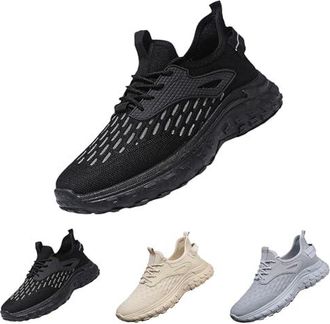 Generic Chaussures de course pour homme, chaussures de sport pour homme, chaussures de loisirs en maille, respirantes, chaussures de fitness, chaussures dentr
