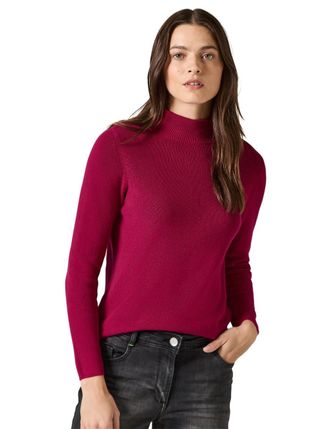 Cecil Damen Pullover mit Strukturmix