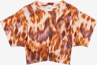 Isabel Marant T-shirt Zilia - Femme - &Eacute;cru-ocre - Taille XL - Marant &Eacute;toile