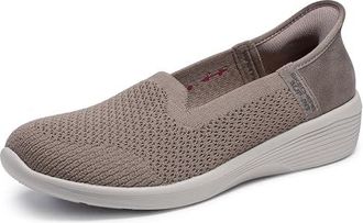 Skechers Femme Arya-Sweet Voice Hands Free Slip-ins Semelle de Mocassin, Taupe, 35.5 EU