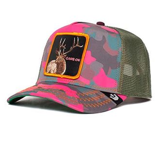 Goorin Brothers The Farm Kablamo Camo Collection Elk Season Dreams Casquette de camionneur, languette de r&eacute;glable &agrave; pression, unisexe, taille unique, rose, Taille uni