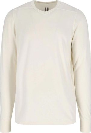 Rick Owens Rundhalspullover - Wei&szlig;