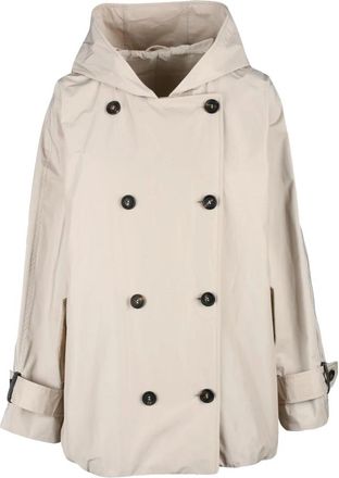 Brunello Cucinelli Femme, Manteaux, Beige, Taille: 40 FR Impermeabile Coat
