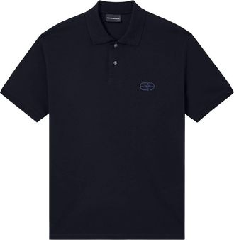 Emporio Armani Homme, Tops, Bleu, Taille: 2XL Polo Chemises