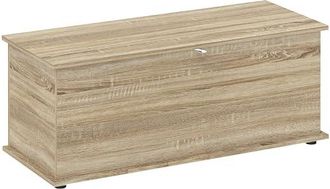 HOMCOM Coffre de Rangement, Banc de Rangement avec Couvercle Rabattable et charni&egrave;res de s&eacute;curit&eacute;, Banc Chaussures, Meuble dentr&eacute;e, Couloir, Chambre, Salon, 