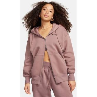 Nike Damen Unterjacke W NSW PHNX FLC FZ OS HOODIE