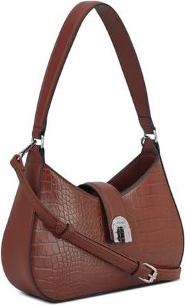 Nine West Gelina Mini sac à bandoulière, acajou, Medium