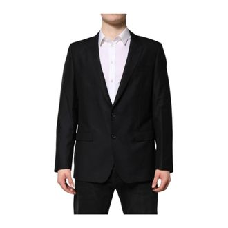 Dolce & Gabbana Martini Blazer - - Jackets - Herren - Schwarzk - XL