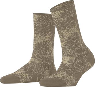 Falke Damen Shiny W So Wolle einfarbig Socken, Beige Nude 4092, 39-42