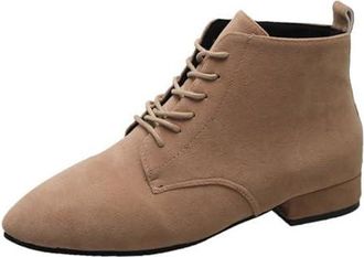 Generic Bottines en caoutchouc pour femme - Grande taille - Automne et hiver - Faciles &agrave; enfiler - En daim - Pour temps froid - Marche &agrave; la campagne - Isolati
