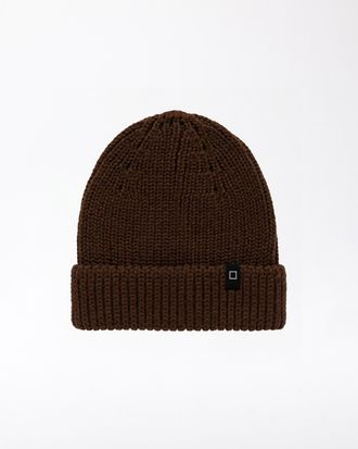 D.A.T.E. beanie basic brown