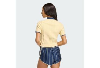 adidas Originals Poloshirt CALI POLOSHIRT, ZOPFMUSTER (1-tlg)
