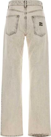 Miu Miu Bianco Exterior: Cotton Jean