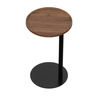 Generic Einfacher Nachttisch, Sofa Armlehne Tablett Tisch, Snack Beistelltisch for Bett oder Stuhl, Nachttisch, C-f&ouml;rmiger Endtisch for kleine R&auml;ume, Aussehen