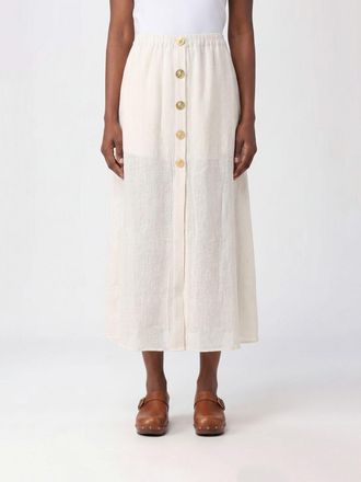 Le Kasha Jupe Femme couleur Blanc
