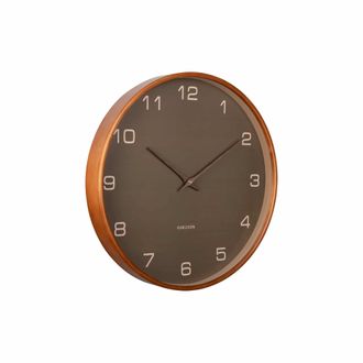 Karlsson [DL] Wall Clock Acento Wood Moss Green