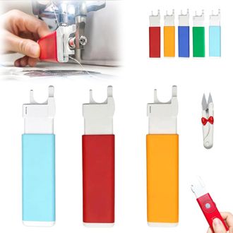 Generic Farbenfrohes Einf&auml;delwerkzeug F&uuml;r N&auml;hmaschinen, Automatischer Nadeleinf&auml;dler F&uuml;r N&auml;hmaschinen, Einfache Einf&auml;delhilfe F&uuml;r Allt&auml;gliche Kleidungsreparat