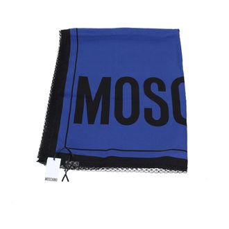 Moschino Femme, Accessoires, Bleu, Taille: ONE Size Foulard Multicolore