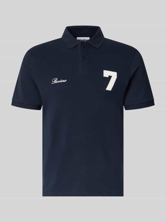 Review Regular Fit Poloshirt mit Logo-Stitching