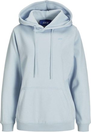 Jack & Jones Damen Jxabbie RLX Ls Every SWT Noos Hoodie, Skyway/Print:Powder Blue Jjxx Logo, M EU