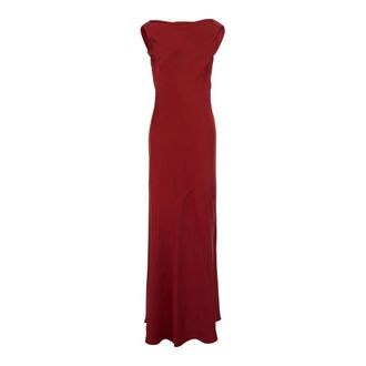 Antonelli Femme, Robes, Rouge, Taille: 38 FR Robe Rouge Collection Mara
