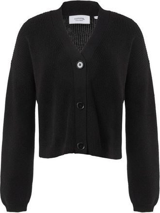 Comma Cardigan Strickjacke L&auml;ssige Strickjacke mit volumin&ouml;sen &Auml;rmeln