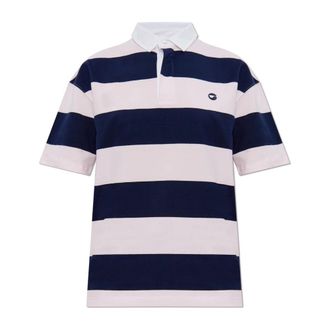 Coperni Gestreiftes Baumwoll-Poloshirt - - Tops - Damen - Blau - XS