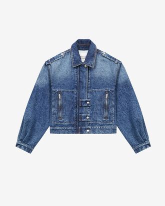 Isabel Marant Veste Julie - Femme - Bleu - Taille 34 - Marant Étoile