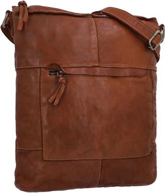 Gusti Maola Sac à bandoulière en cuir pour femme Marron, marron