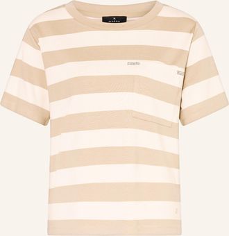 Monari Monari T-Shirt Mit Schmucksteinen beige