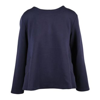 Meimeij Femme, Sweatshirts et sweats &agrave; capuche, Bleu, Taille: 38 FR SweaT-shirt N&eacute;opr&egrave;ne &Eacute;vas&eacute;
