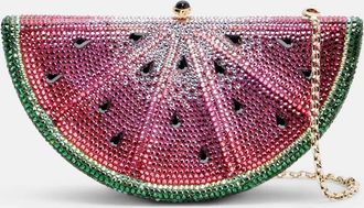 Judith Leiber Clutch Watermelon Slice mit Kristallen