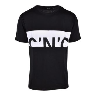 Costume National Baumwoll-T-Shirt mit einzigartigem Design - - Tops - Herren - Schwarzk - L