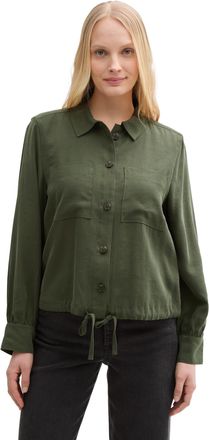 Tom Tailor Damen 1045274 Blazer, 10920-Deep Forest Green, 38