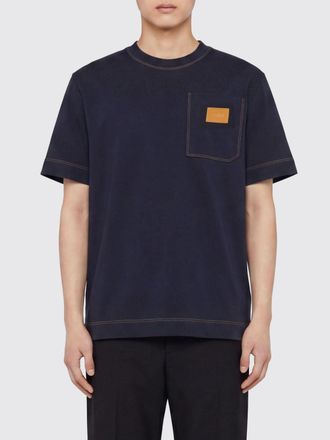 Fendi T-Shirt Homme couleur Bleu