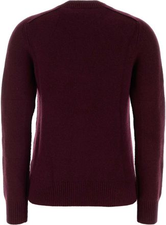 Burberry Stretch Cashmere Blend Cardigan - Purple