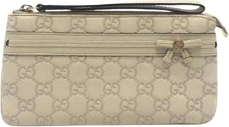 Gucci Sac pochette vintage Pre-owned - Femme - Pre-owned - Beige - Taille: ONE Size