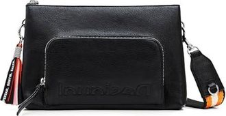 Desigual Demi Noir, Sac Half Logo 22_Dortmund 2000 Femme, Einheitsgr&ouml;&szlig;e