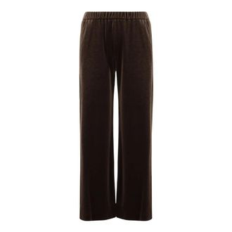 F.it Stretch Velvet Hose - - Trousers - Damen - Braun - 3XL