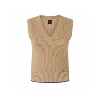 Pinko Stagnone Gilet - - Knitwear - Damen - Braun - M