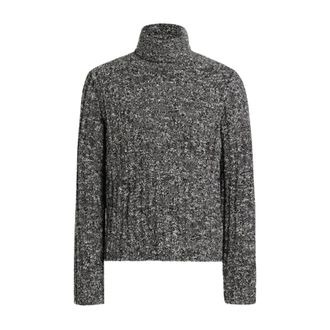 Dolce & Gabbana Gerippter Rollkragenpullover - - Knitwear - Herren - Grau - L