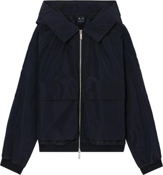 A|X Armani Exchange Femme, Vestes, Noir, Taille: 40 FR Bomber Jacket