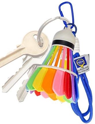 Generic Porte-cl&eacute;s de badminton - Mini pendentifs cr&eacute;atifs arc-en- imprim&eacute;s en 3D | Porte-cl&eacute;s sport pour femmes, hommes, adultes, adolescents, collectionneur