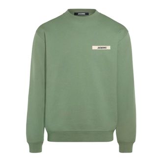 Jacquemus Herren, Sweatshirts & Hoodies, Gr&uuml;n, LGr&ouml;&szlig;e